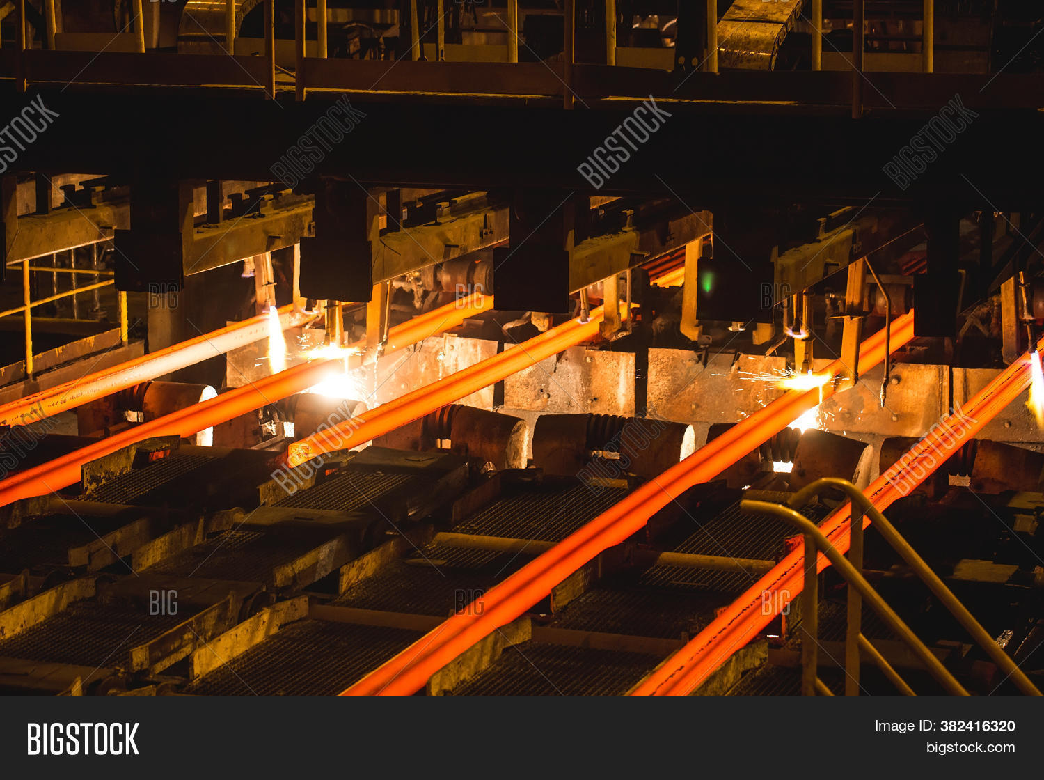 Steel Billets Torch Image & Photo (Free Trial) | Bigstock