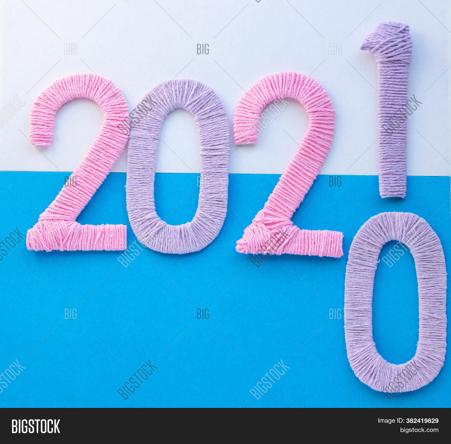 Numbers 2021 Made Pink Image & Photo (Free Trial) | Bigstock