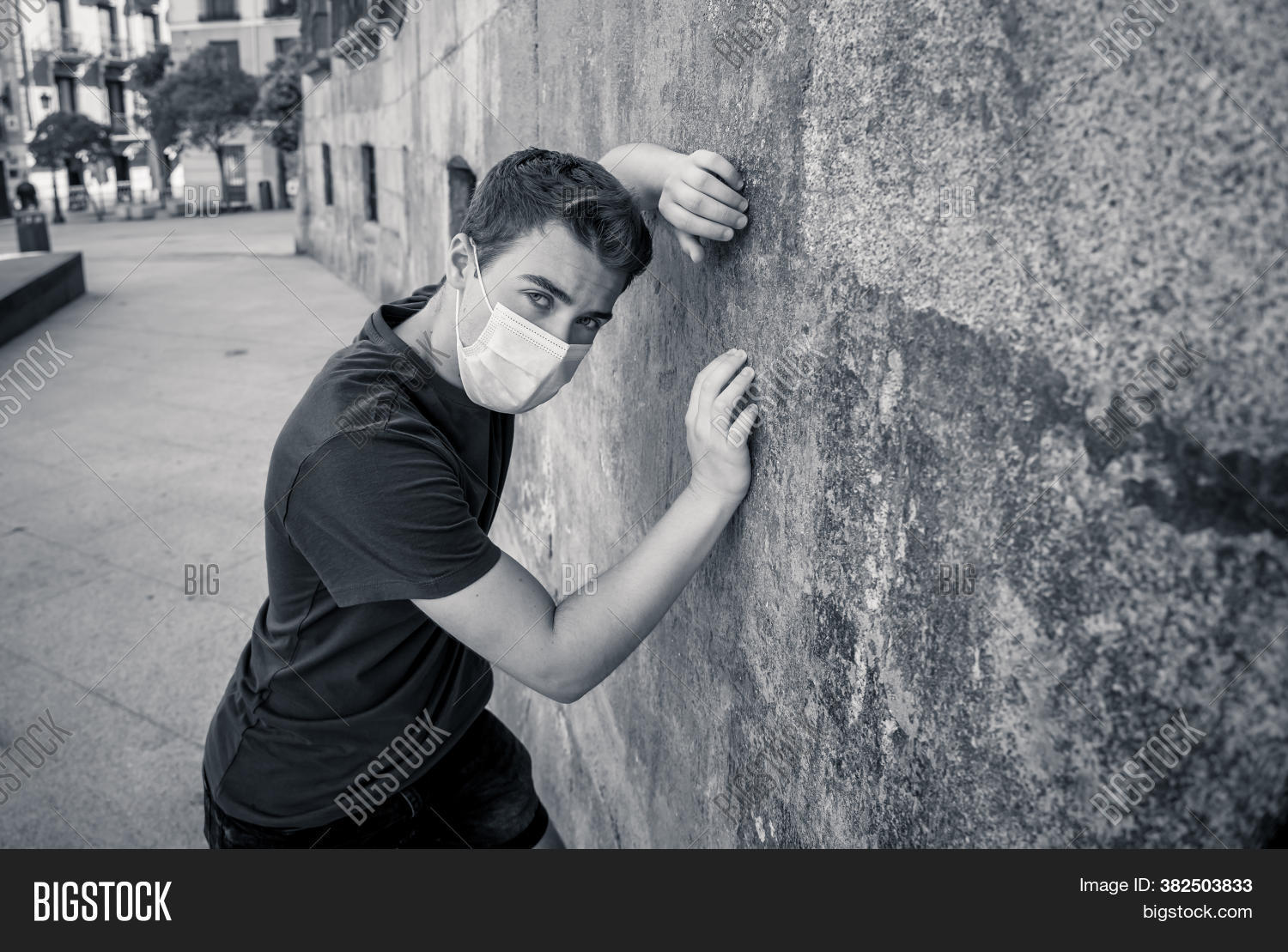 Portrait Young Sad Man Image & Photo (Free Trial) | Bigstock