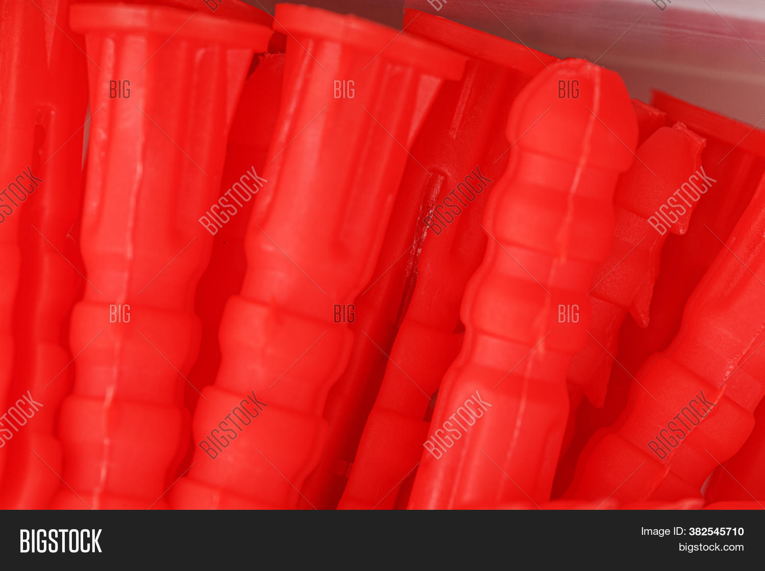 Red Plastic Dowels Image & Photo (Free Trial) | Bigstock