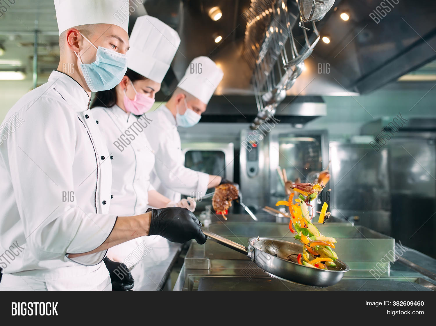 Chefs Protective Masks Image & Photo (Free Trial) | Bigstock