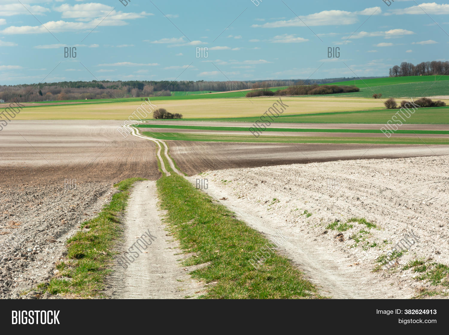 Long Country Road Image & Photo (Free Trial) | Bigstock