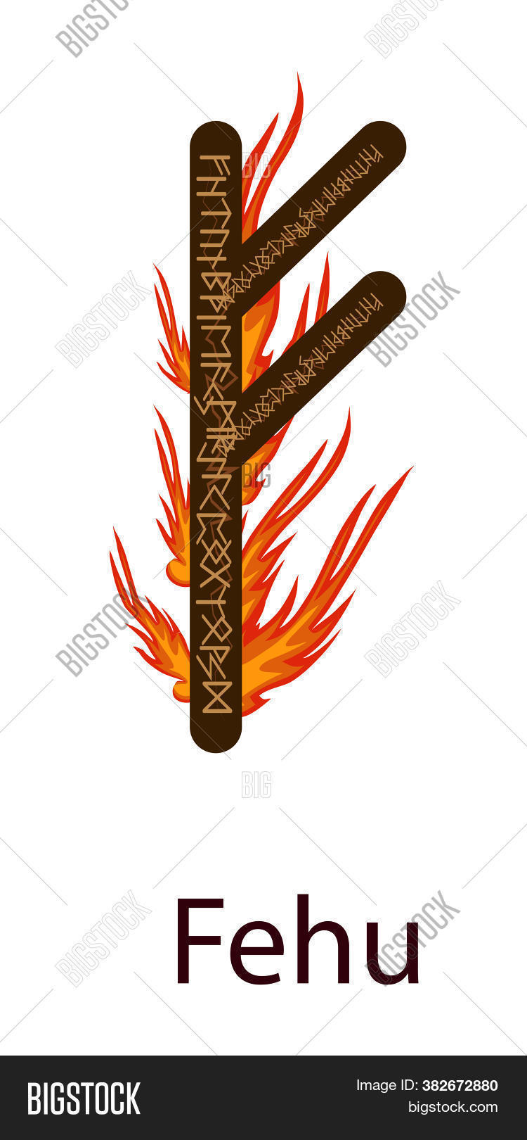 Runa Fehu. Image & Photo (Free Trial) | Bigstock