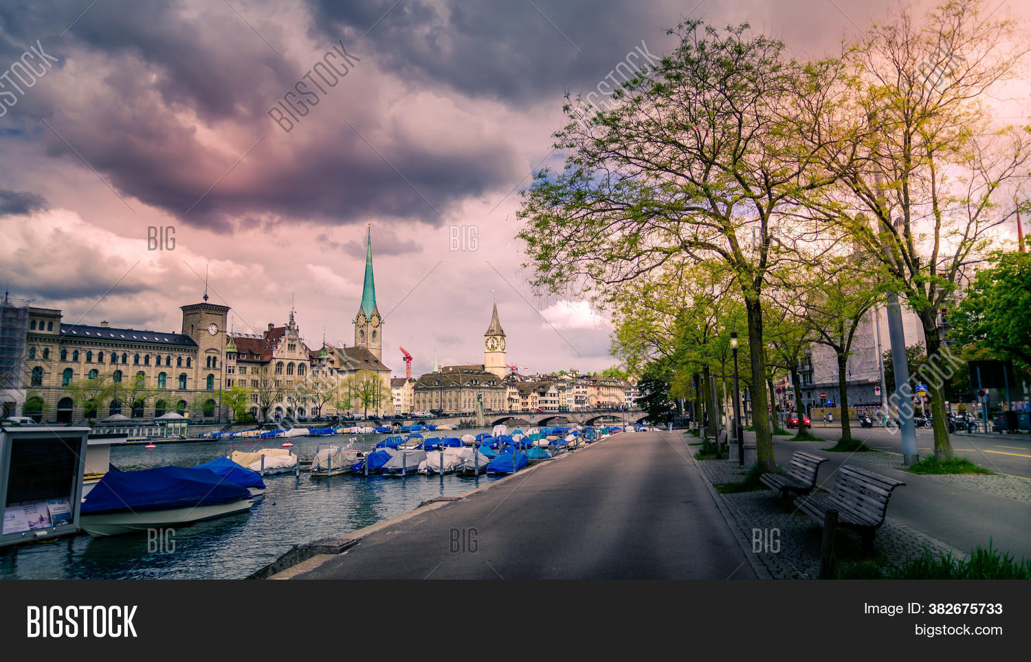 Zurich Lake Town 2019 Image & Photo (Free Trial) | Bigstock