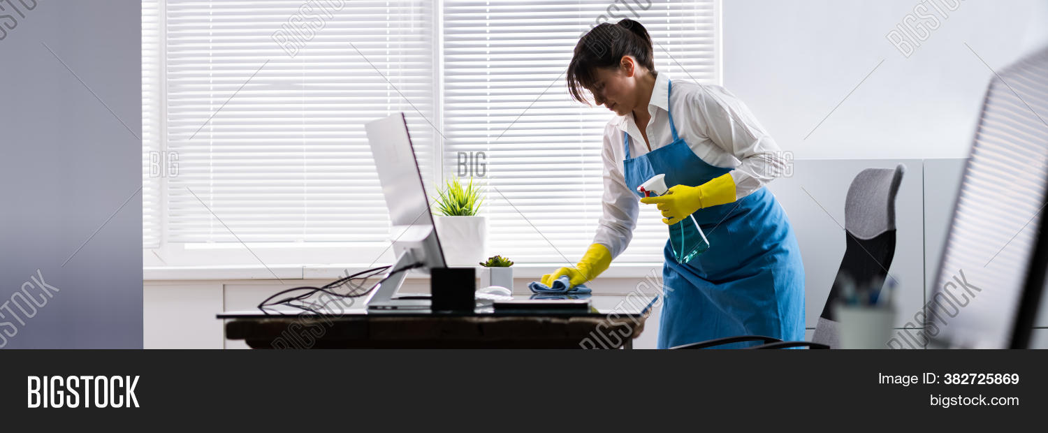 Janitor Cleaning Image & Photo (Free Trial) | Bigstock