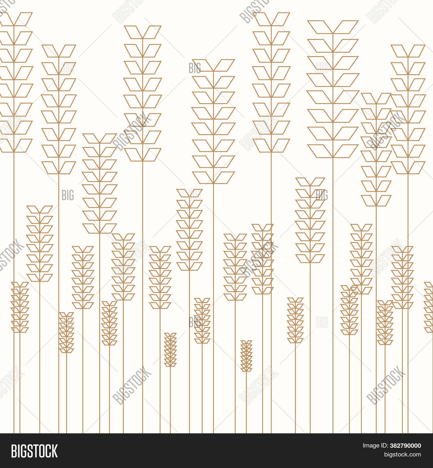 Seamless Pattern Wheat Image & Photo (Free Trial) | Bigstock