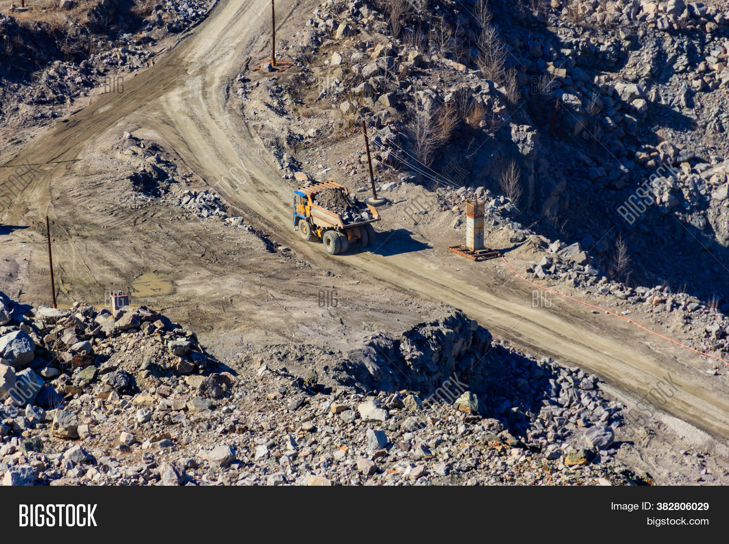 Huge Yellow Mining Image & Photo (Free Trial) | Bigstock