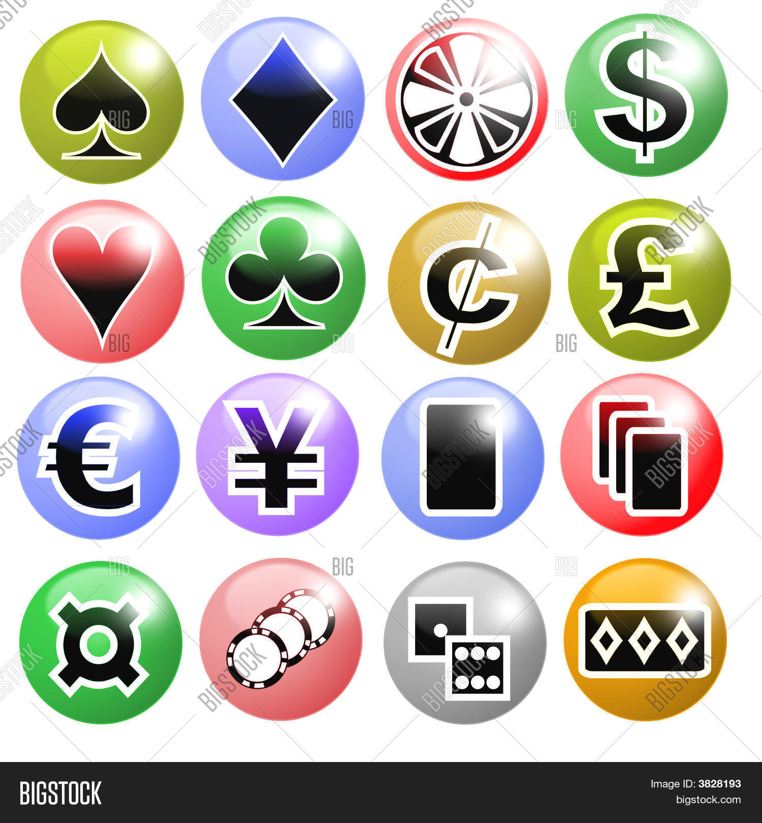 Gambling Icons Image & Photo (Free Trial) | Bigstock