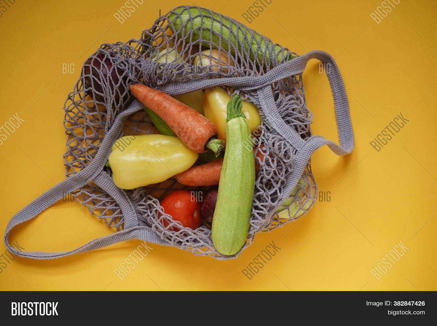 Gray Bag String Bag Image & Photo (Free Trial) | Bigstock