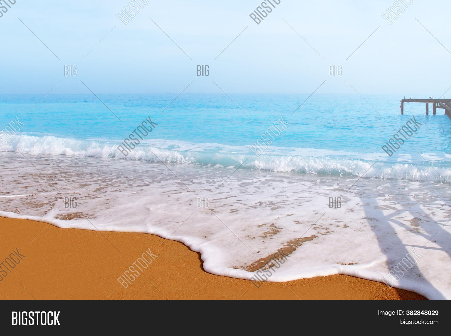 Sandy Beach Waves, Sea Image & Photo (Free Trial) | Bigstock