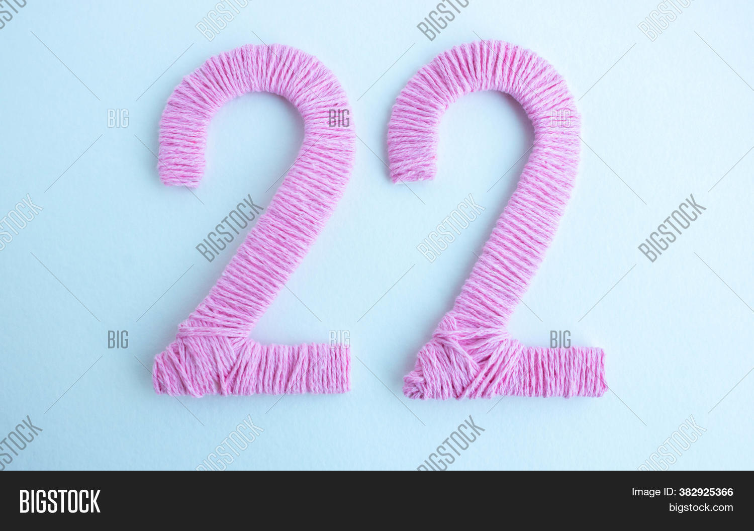 Knitted Numbers 22 Image & Photo (Free Trial) | Bigstock