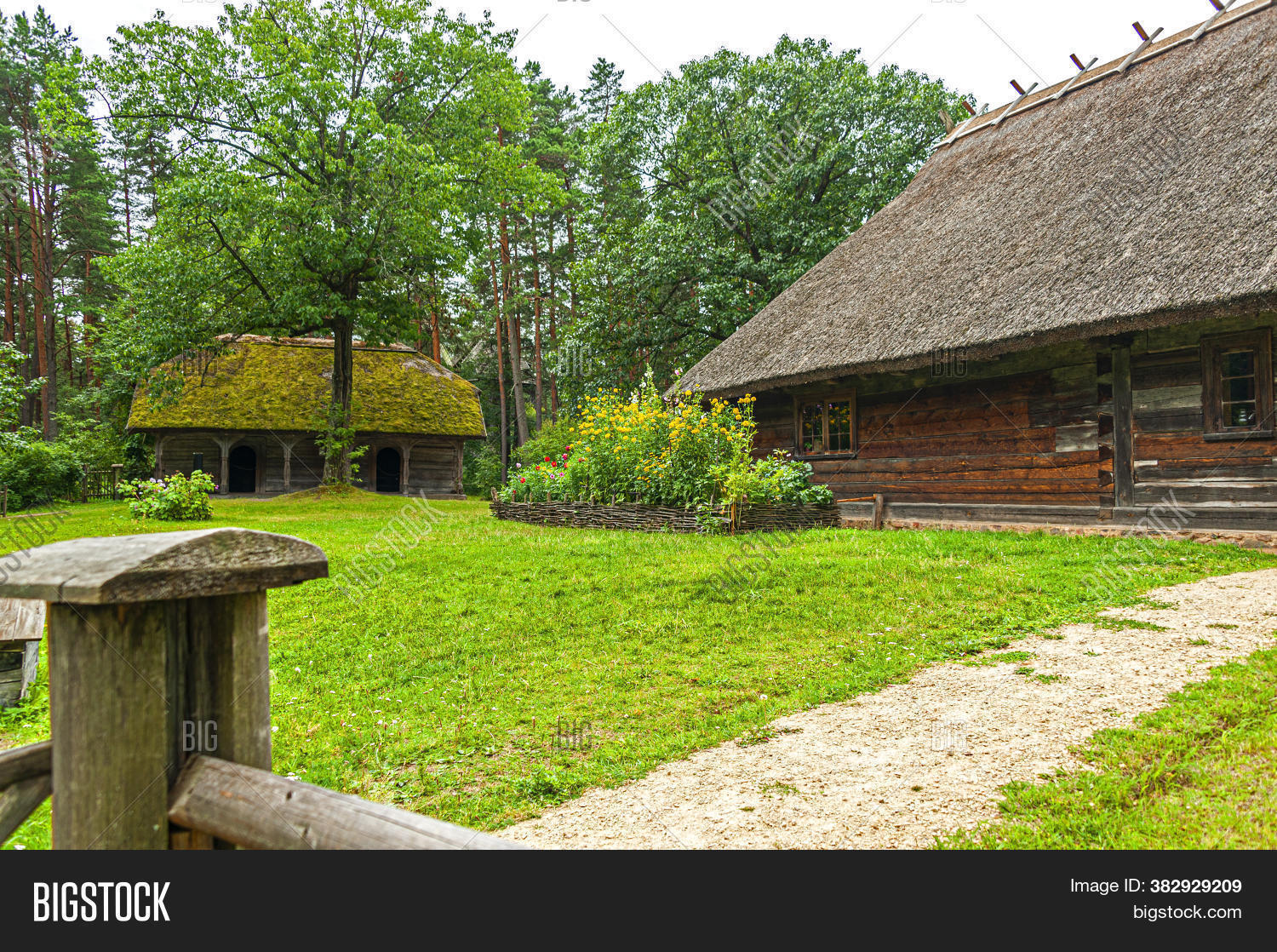 Old Latvian Wooden Image & Photo (Free Trial) | Bigstock