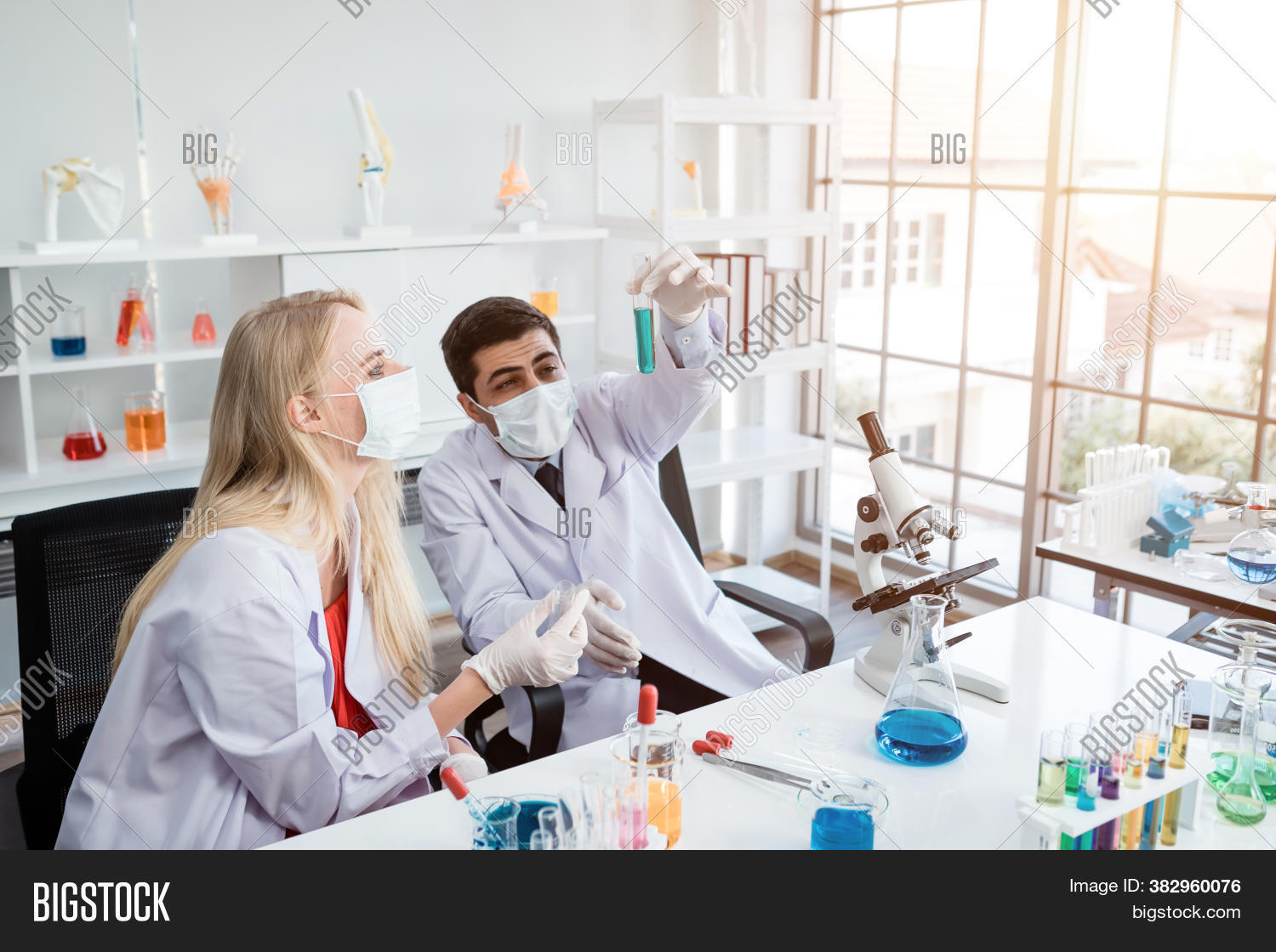 Two Scientists Working Image & Photo (Free Trial) | Bigstock