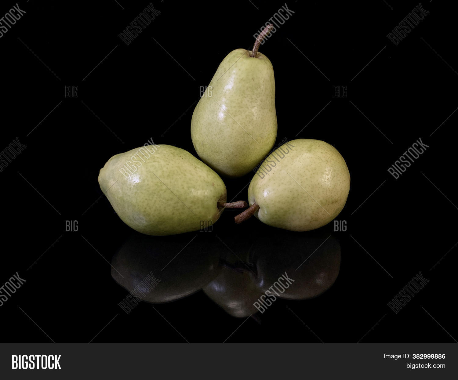 Green Ripe Pear On Image & Photo (Free Trial) | Bigstock