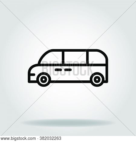 Logo Symbol Minibus Vector & Photo (Free Trial) | Bigstock