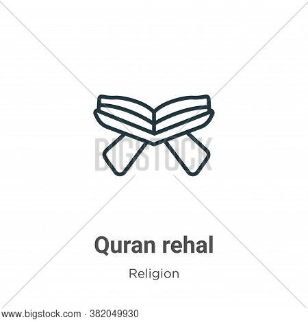 Quran Rehal Icon Vector & Photo (Free Trial) | Bigstock