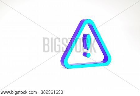 Turquoise Exclamation Image & Photo (Free Trial) | Bigstock