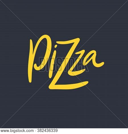 Pizza Text. Modern Vector & Photo (Free Trial) | Bigstock