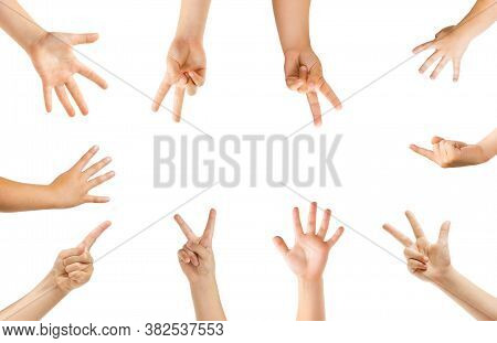 Pointing Center. Kids Image & Photo (Free Trial) | Bigstock