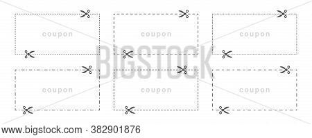Coupon Cut Template. Vector & Photo (Free Trial) | Bigstock