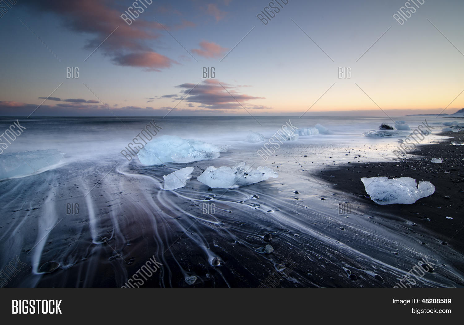 Ice On Beach Image & Photo (Free Trial) | Bigstock
