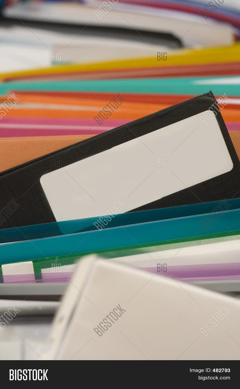 Coloured Files Space Image & Photo (Free Trial) | Bigstock