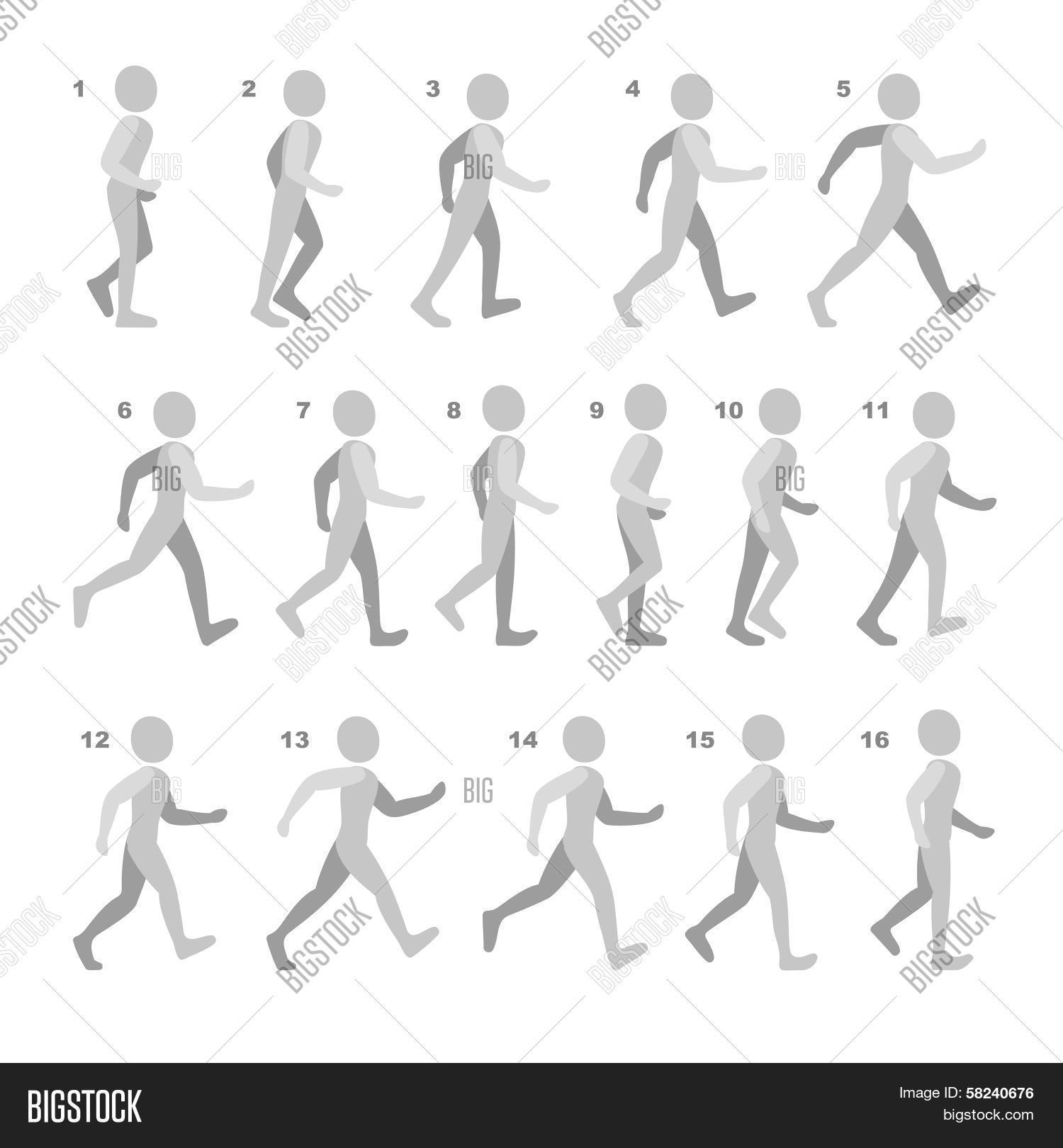 Phases Step Movements Vector & Photo (Free Trial) | Bigstock