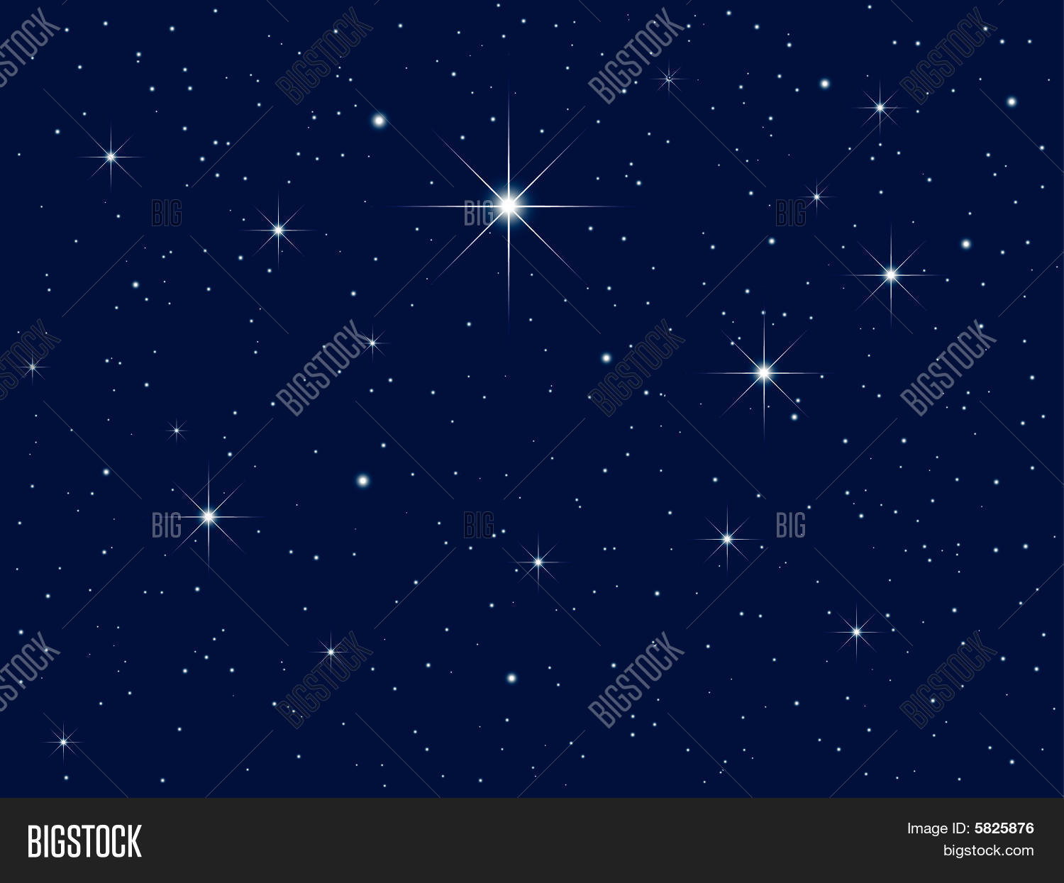 Starry Sky Vector & Photo (Free Trial) | Bigstock