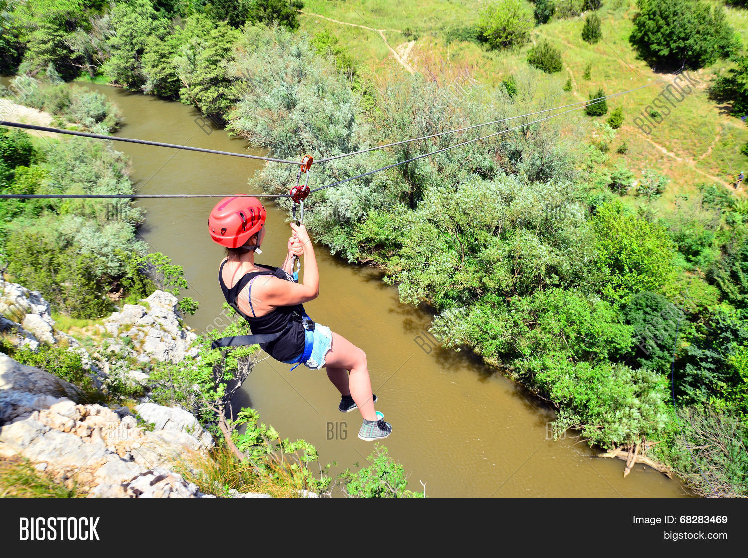 Zip Line Image & Photo (Free Trial) | Bigstock