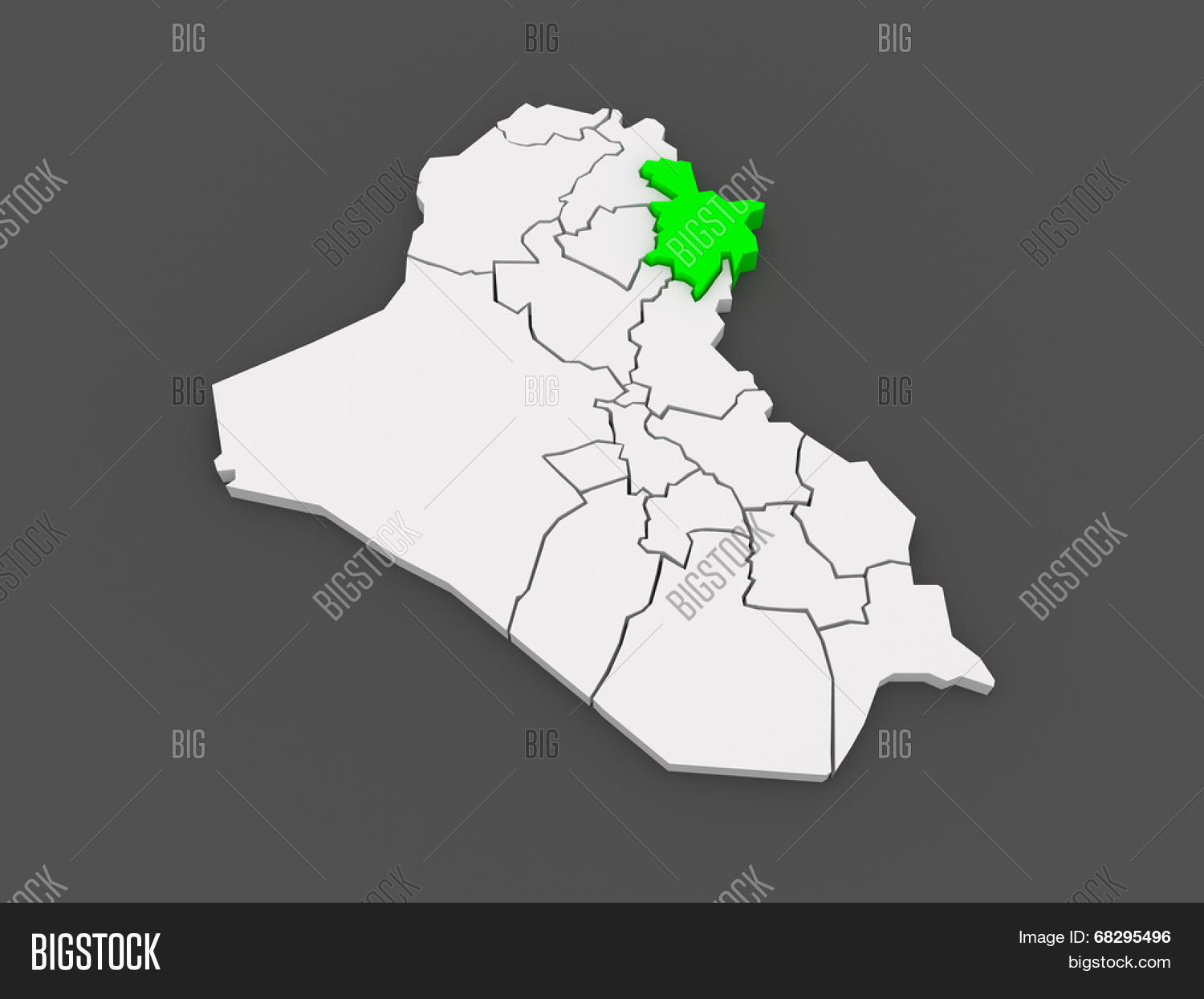 Map Sulaymaniyah. Iraq Image & Photo (Free Trial) | Bigstock