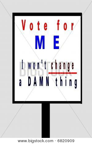 Vote Me Protest Sign Image & Photo (Free Trial) | Bigstock