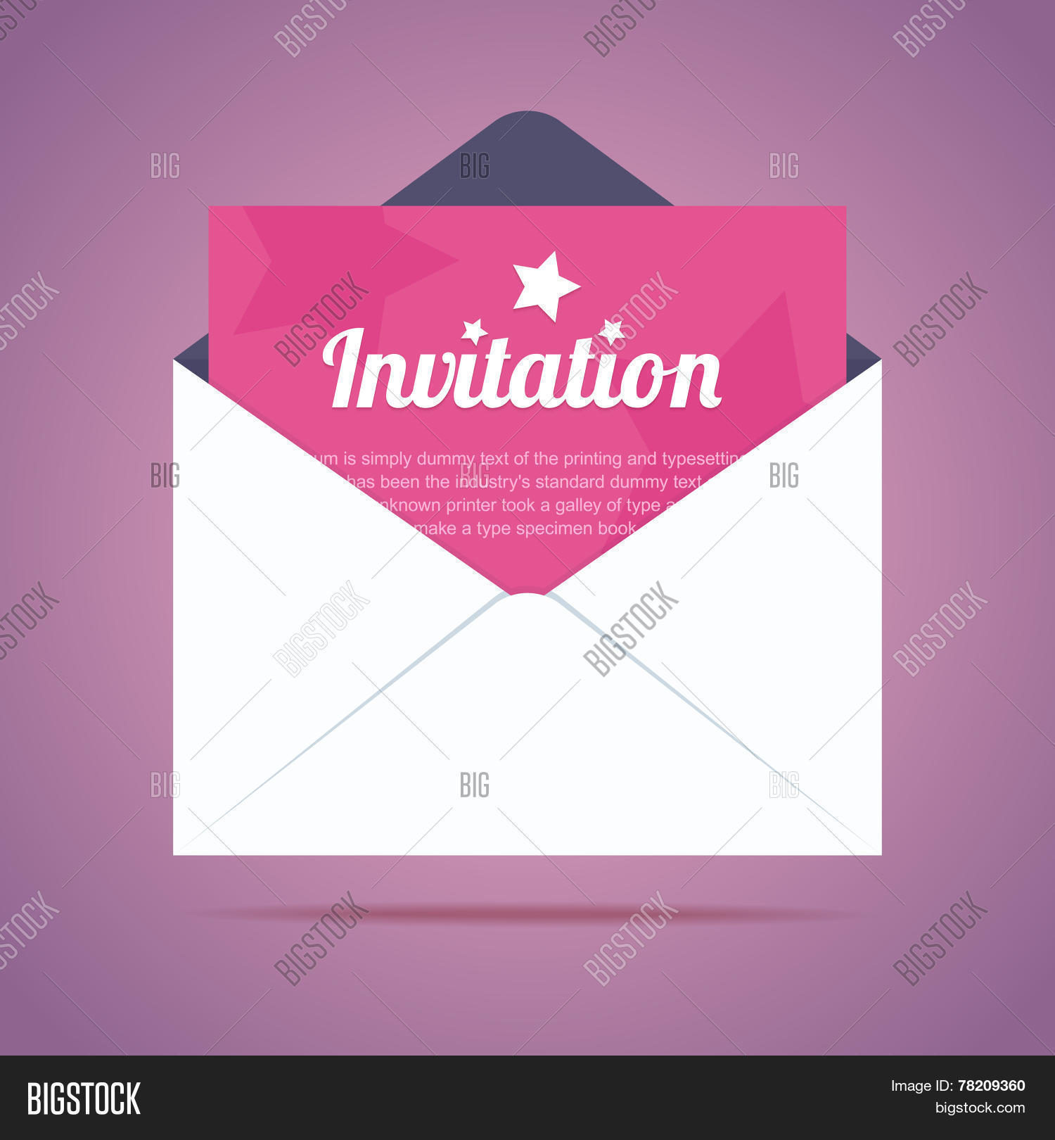 Envelope Invitation Vector & Photo (Free Trial) | Bigstock