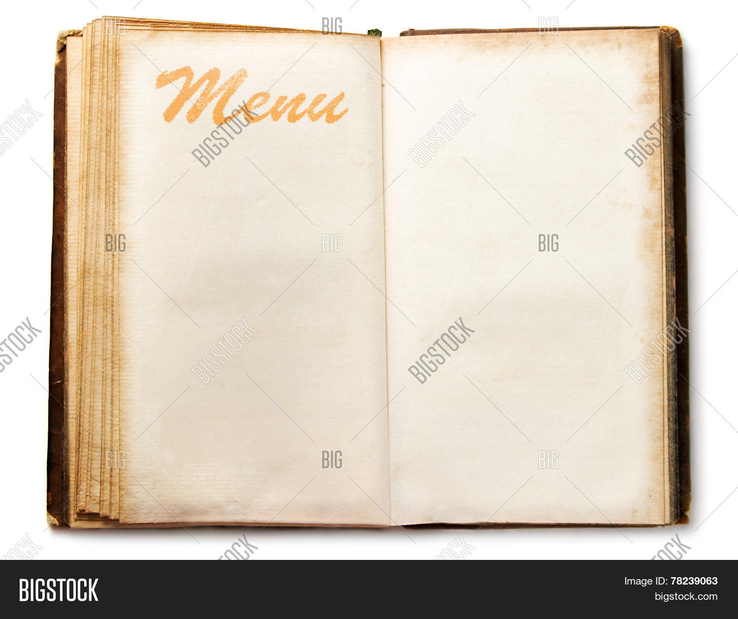 Blank Vintage Menu Image & Photo (Free Trial) | Bigstock