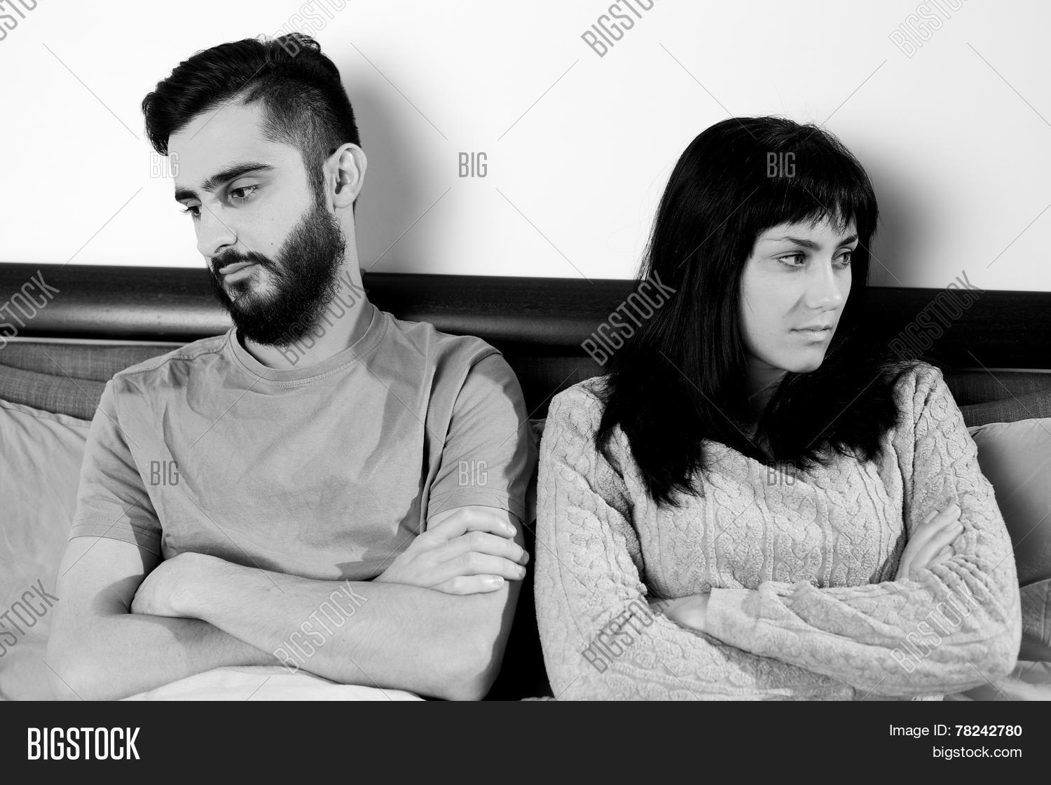 Angry Couple Bed Not Image & Photo (Free Trial) | Bigstock