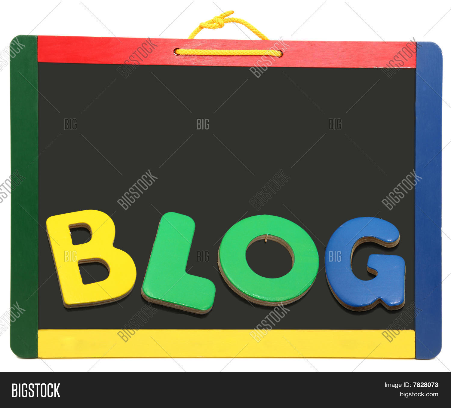 Blog Spelled Out On Image & Photo (Free Trial) | Bigstock