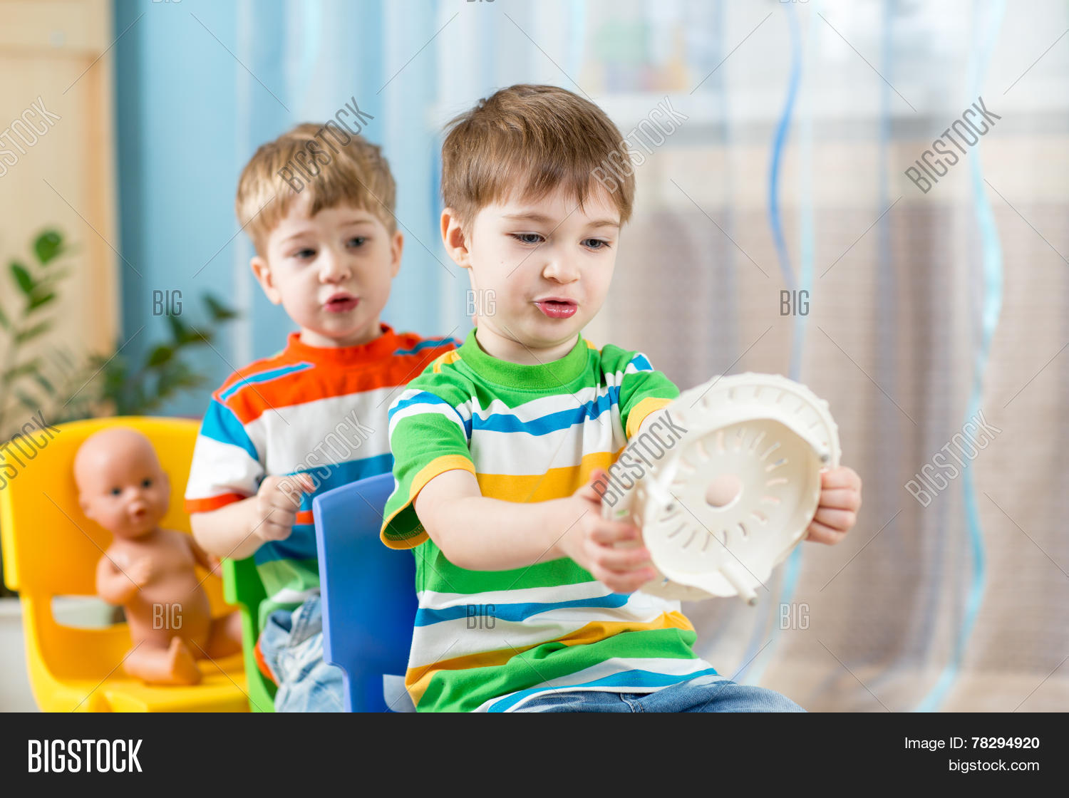 Kids Boys Playing Role Image & Photo (Free Trial) | Bigstock