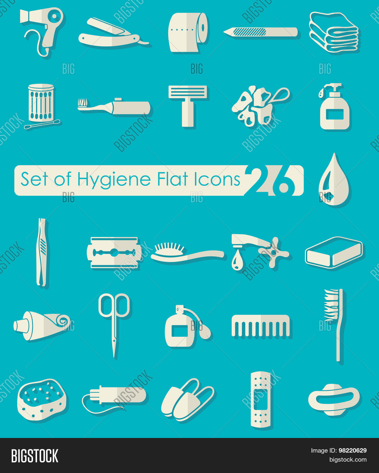 Set Hygiene Icons Vector & Photo (Free Trial) | Bigstock