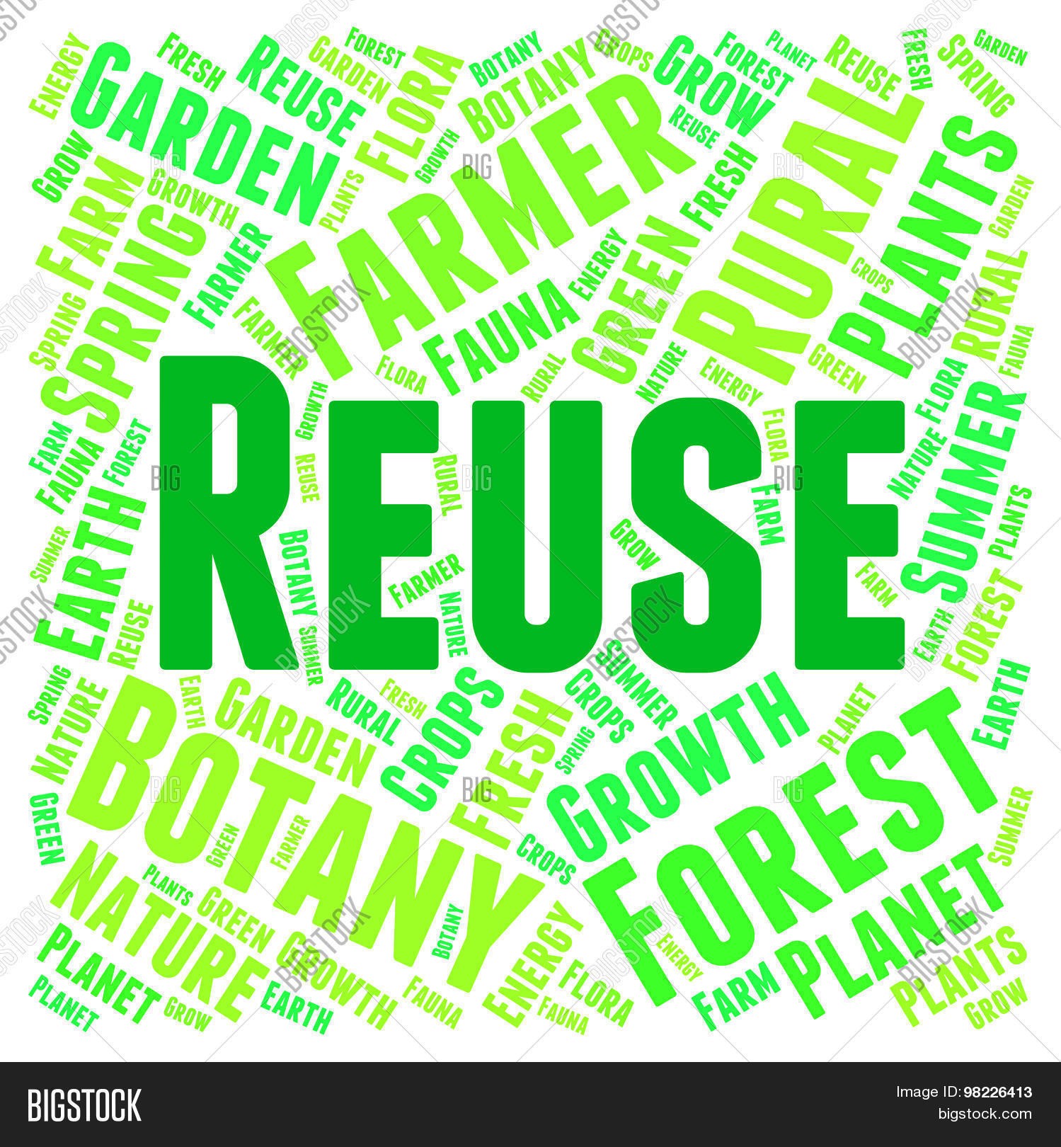 Reuse Word Represents Image & Photo (Free Trial) | Bigstock