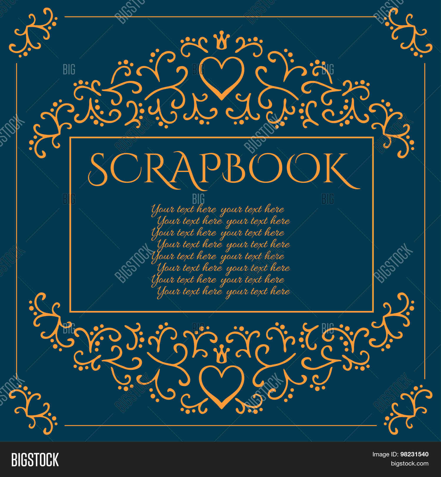 Scrapbook Background Vector & Photo (Free Trial) | Bigstock