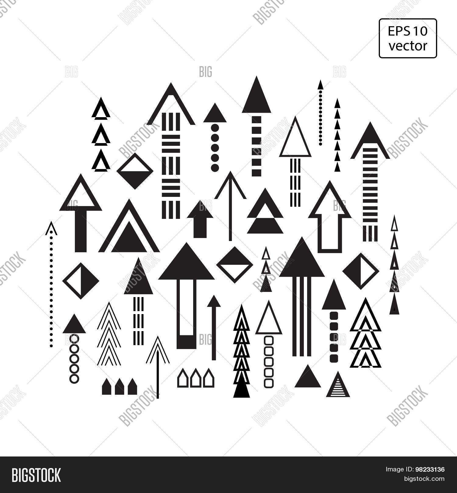 Set Creative Arrows Vector & Photo (Free Trial) | Bigstock