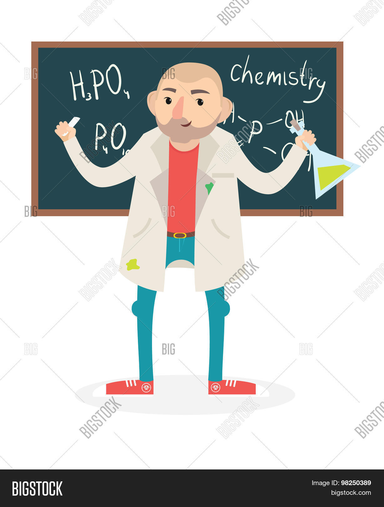 Flat Funny Vector Vector & Photo (Free Trial) | Bigstock