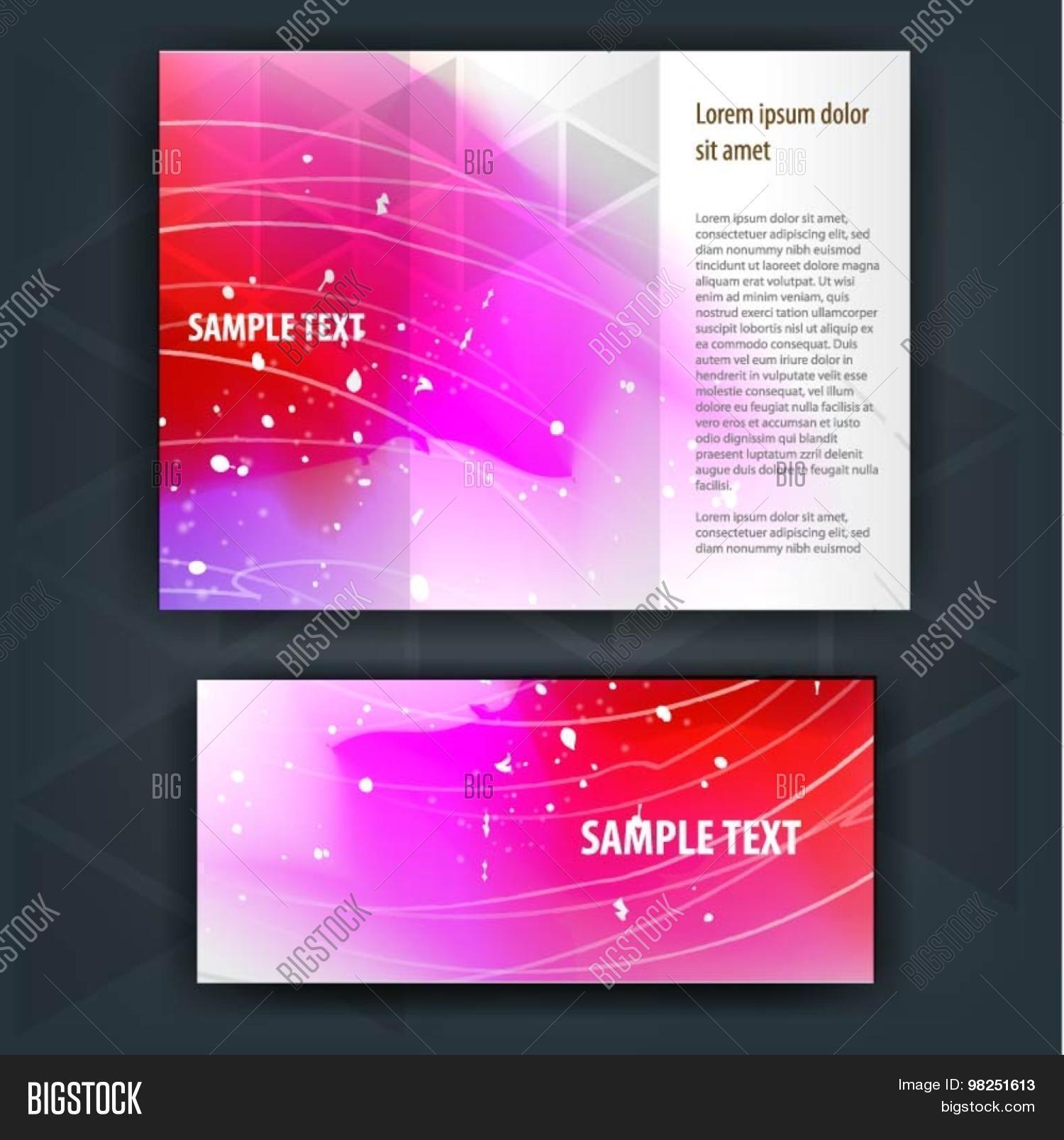 Color Brochure Vector & Photo (Free Trial) | Bigstock