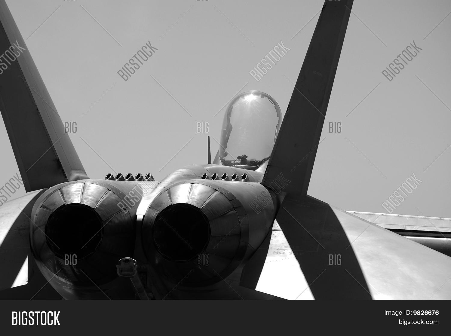 F-18 Fighter Jet, Rear Image & Photo (Free Trial) | Bigstock