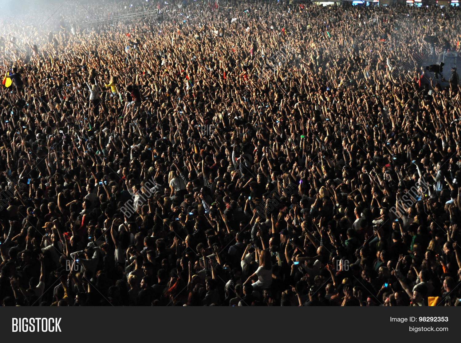 Crowd People Raising Image & Photo (Free Trial) | Bigstock