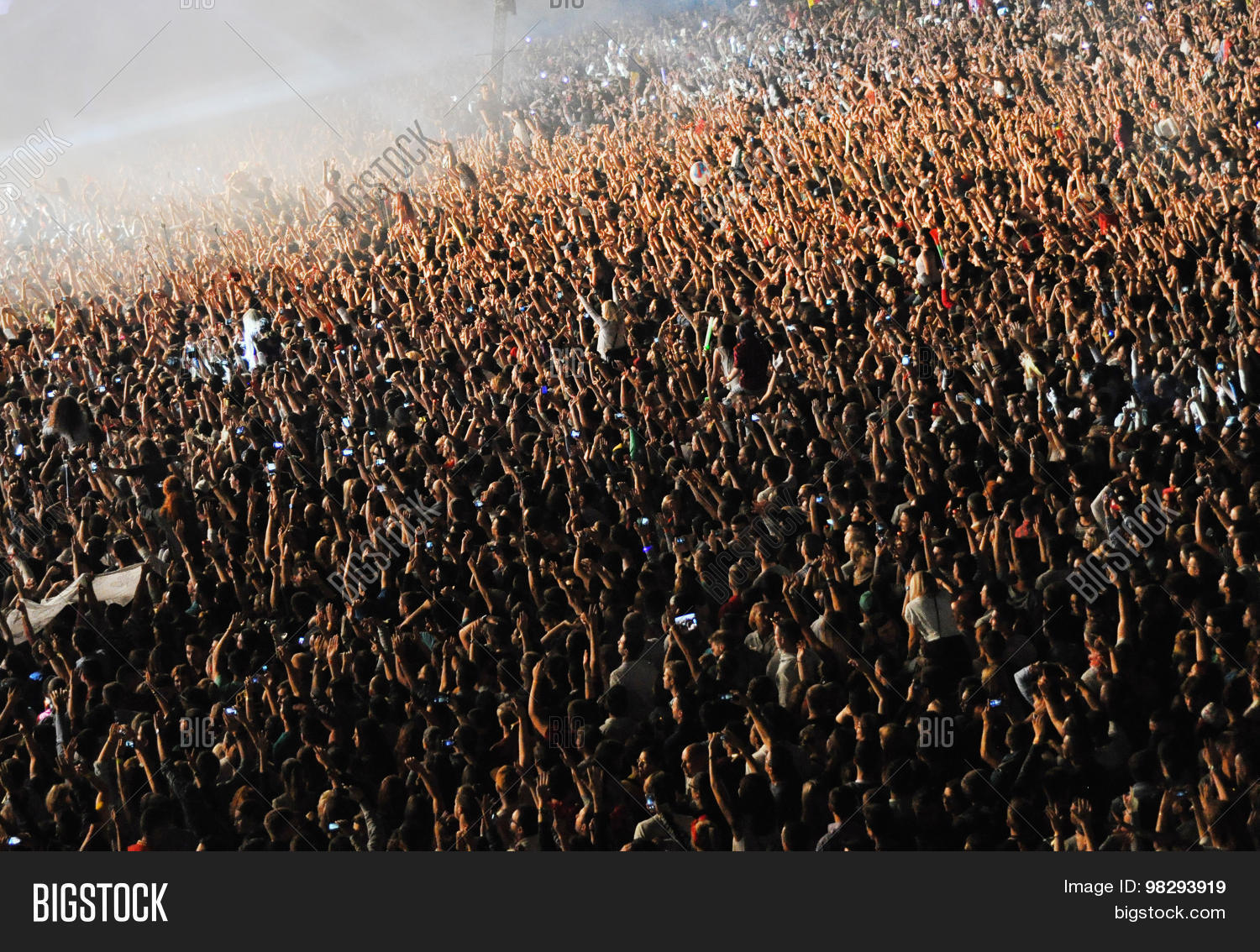 Crowd People Raising Image & Photo (Free Trial) | Bigstock