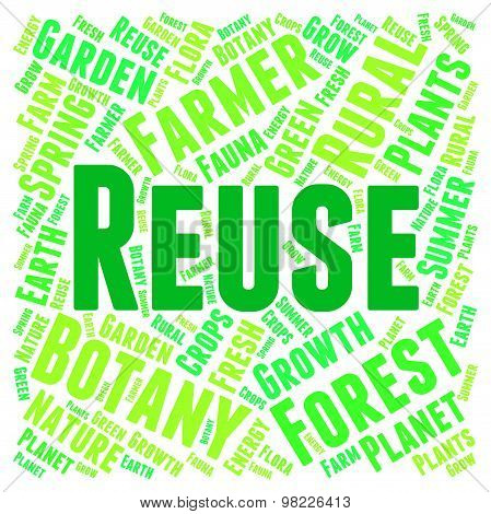 Reuse Word Represents Image & Photo (Free Trial) | Bigstock