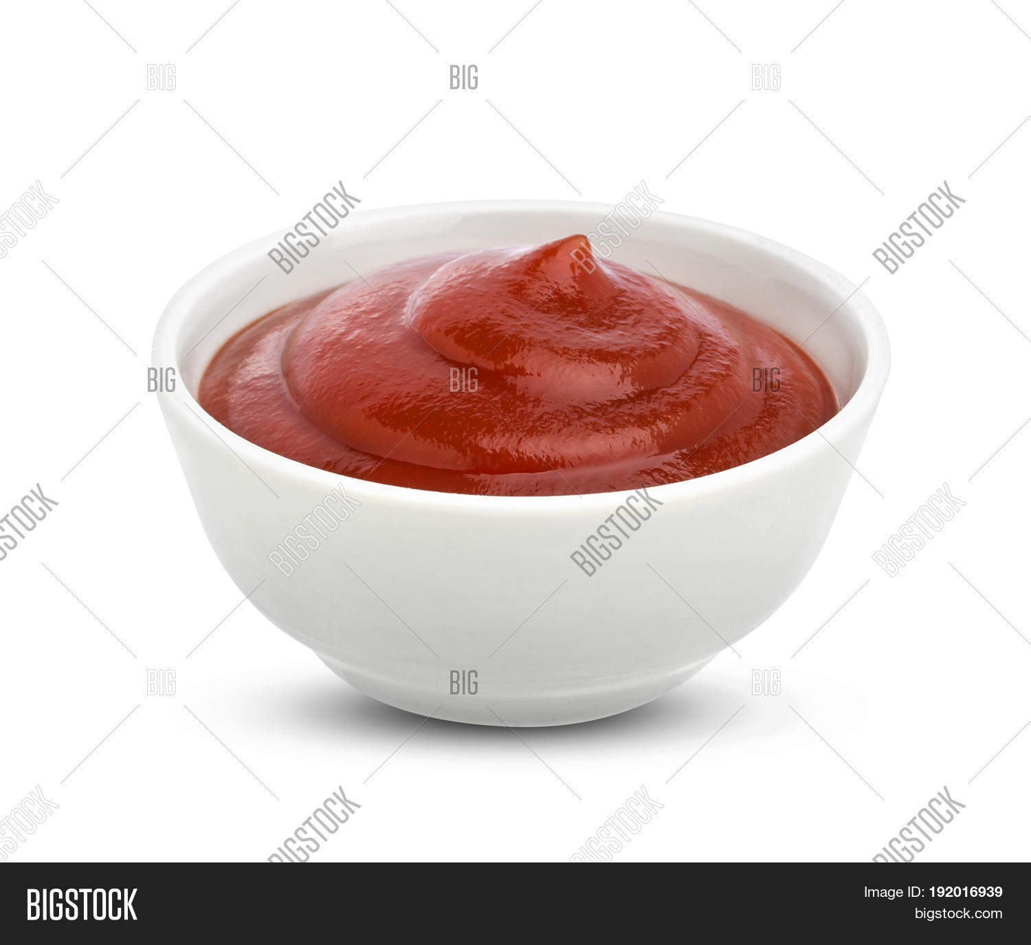 Ketchup Bowl Isolated Image & Photo (Free Trial) | Bigstock