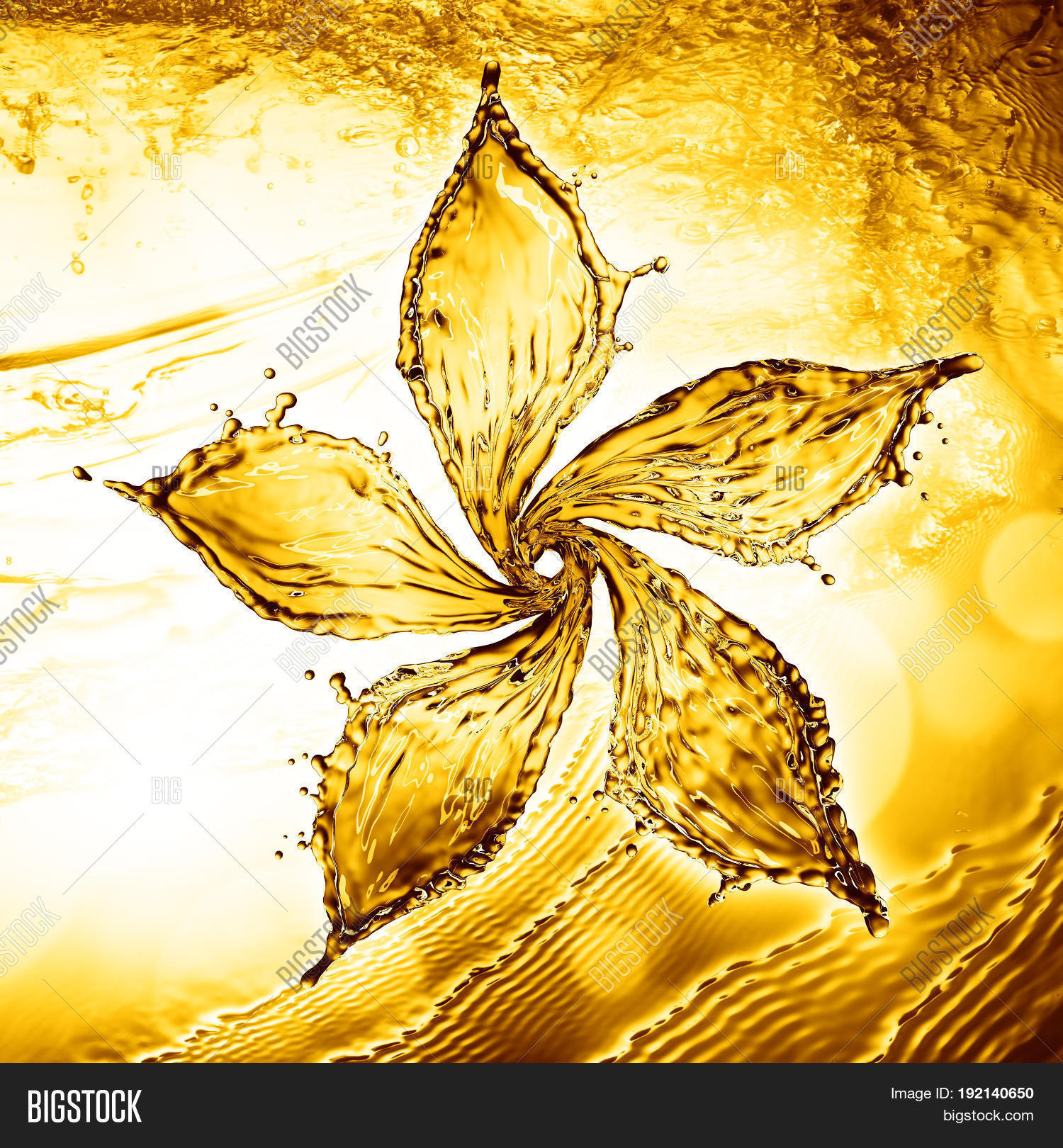 Flower Made Water Image & Photo (Free Trial) | Bigstock