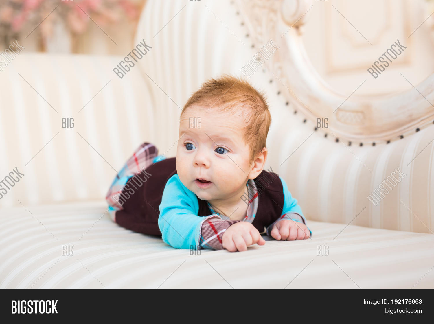 Adorable Baby Boy Red Image & Photo (Free Trial) | Bigstock