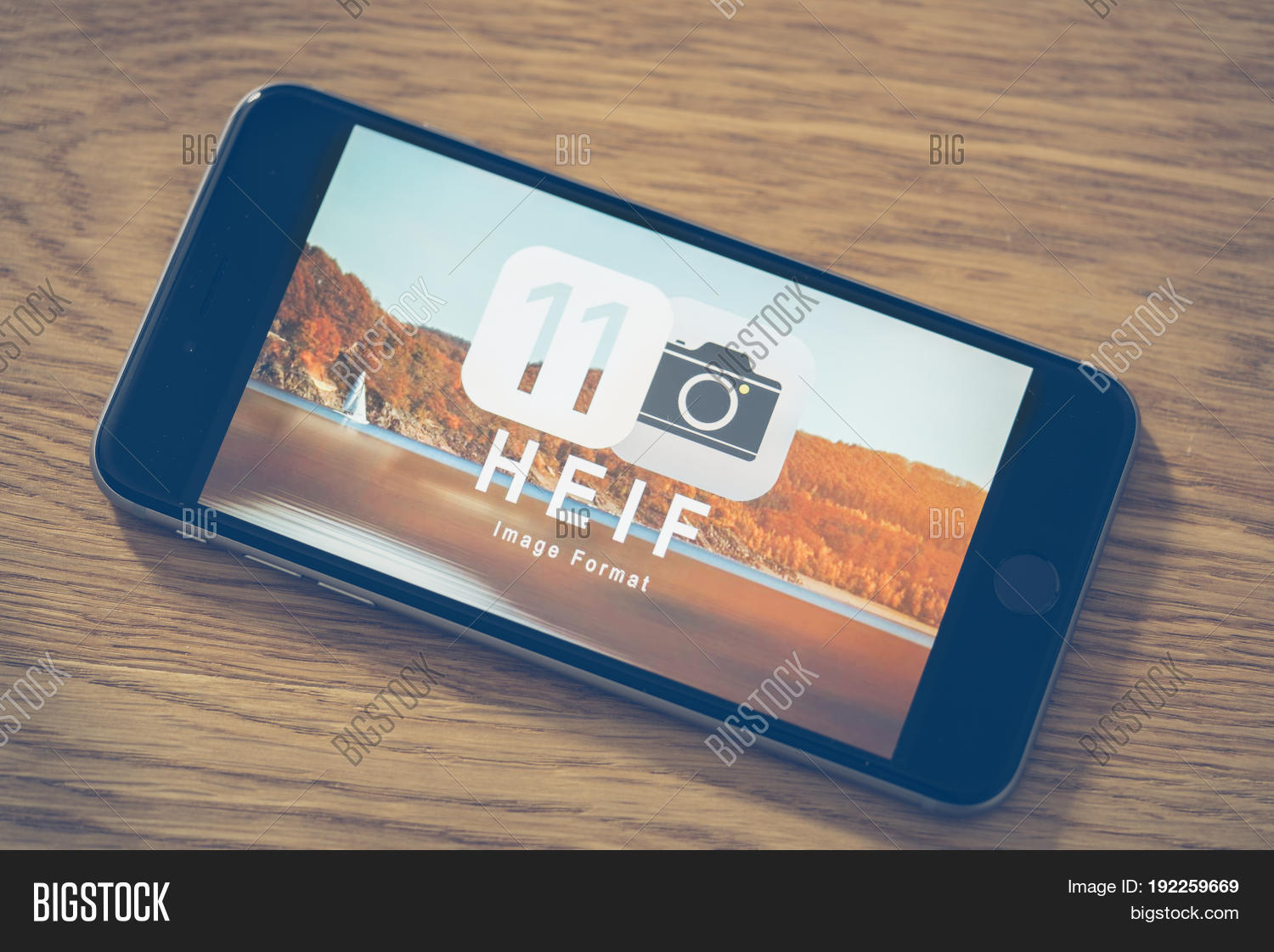 Heif Logo On Apple Image & Photo (Free Trial) | Bigstock